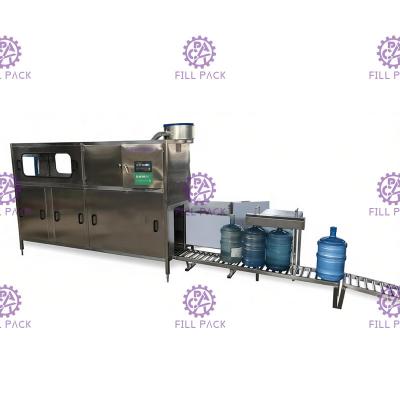 China 20 Litre Single Row 120 BPH Gallon Filling Line for sale