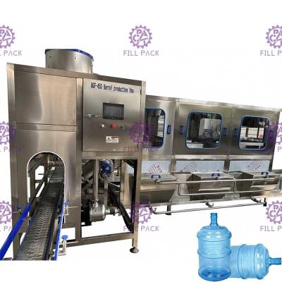 China 450BPH Automatic Bottled Gallon Filling Machine Pure Water Washing Filling Capping for sale