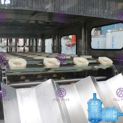 China 600BPH Full Automatic Four Line Monoblock Gallon Filling Machine With Overflow Valve for sale