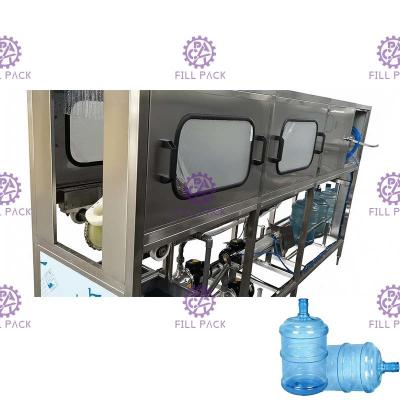 China Sanitary 18.9L Monoblock 120 BPH Gallon Filling Line for sale