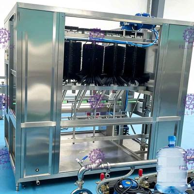 China Automatic WSNCT-5 SUS304 20L Bottle Cleaning Machine  600BPH Capacity for sale