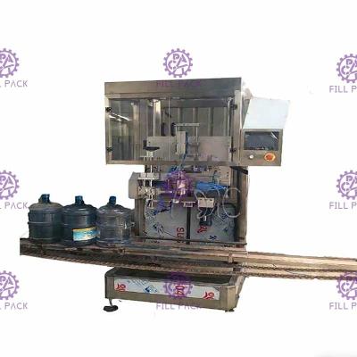 China Single Head Neck Labeling 28mm Gallon Labeler Full Automation for sale