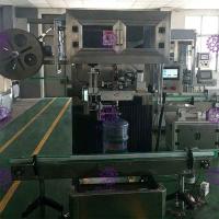 China Automatic Plastic Barrel PVC Bottle Labeling Line with 30-130mm Diameter Range and Human-Machine Interface for sale