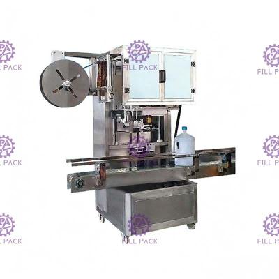 China Electric One Head Cap Sleeve Round Bottle Labeler for sale
