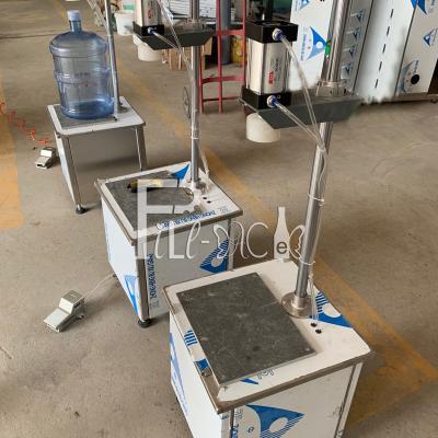 China Automatic Gallon Plc 450mm Manual Pet Bottle Capping Machine for sale