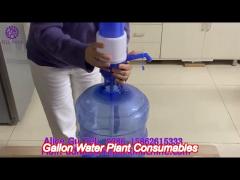 Materiales consumibles manuales de la planta de agua del galón de la bomba de agua del cubo