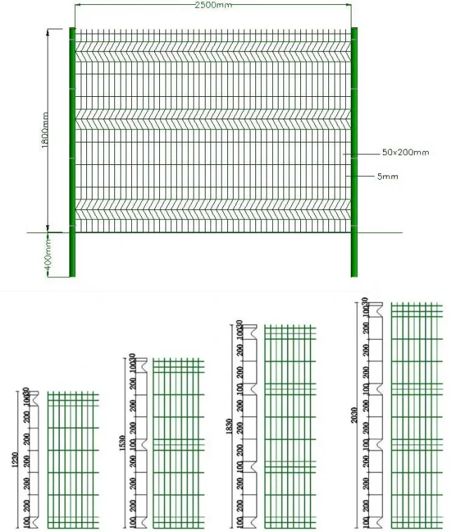La barrière 3D de courrier de pêche galvanisée par vente chaude a courbé le fil soudé Mesh Panel Fence