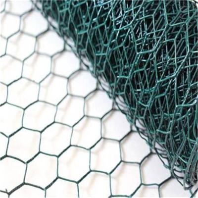 Cina 13,7 x 80 pollici di gabbione esagonale Mesh Green Color Powder Coated hanno galvanizzato in vendita