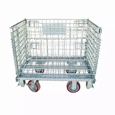Cina Cavo pieghevole Mesh Container Rack Heavy Duty del magazzino 250kg in vendita