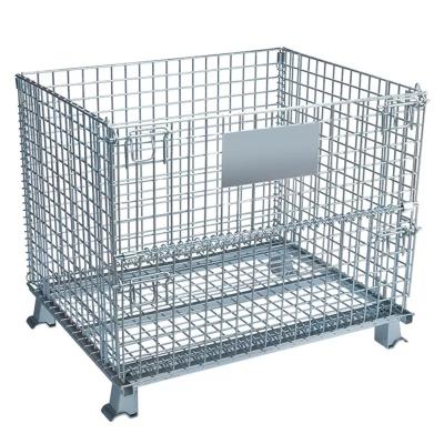 Cina Mesh Containers Foldable Powder Coating d'acciaio accatastabile in vendita