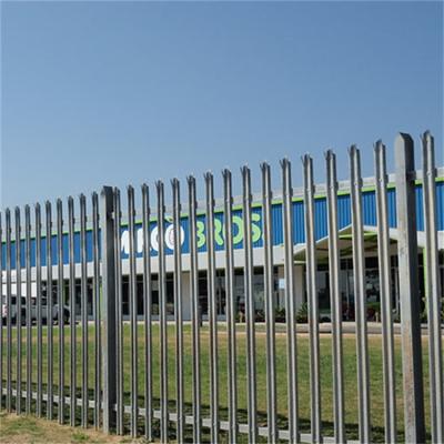 China Europäische hohe galvanisierte Palisade des Art-Stahl-0.5m, die für Straße und Eisenbahn ficht zu verkaufen