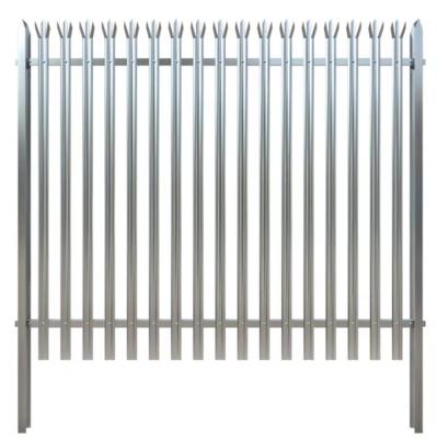 China Landstraßen-Fäule-Beweis-Metallpalisade, die galvanisierte Höhe des Stahl-6m einzäunt zu verkaufen