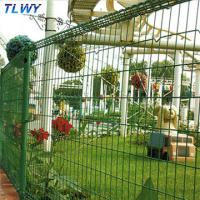 China 50*150mm Double Loop Wire Garden Welded Mesh Fencing Electro Galvanizing for sale