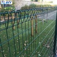 China 50*150mm Double Loop Wire Garden Welded Mesh Fencing Electro Galvanizing for sale