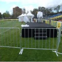 China 20mm O.D. Safety And Event Crowd Control Barriers Removable Fixed for sale