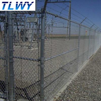Cina BWG18-BWG7 ha colorato la recinzione del collegamento a catena riveste 1x50m di pannelli 1.2x50m in vendita