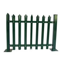 China Outdoor Green Palisade Security Fencing for sale