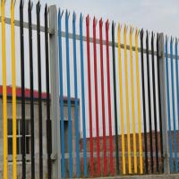 China Outdoor Green Palisade Security Fencing for sale