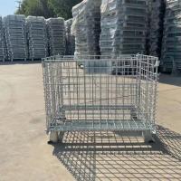 China TLSW Industrial Foldable Wire Mesh Containers Capactity 1000kg for sale