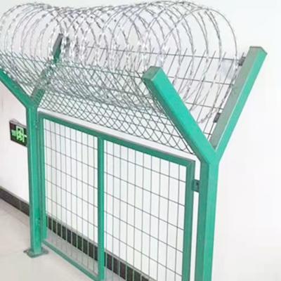 China Cerca galvanizada do cargo do furo Y da cerca de perímetro 50*100mm do aeroporto 50*150mm à venda