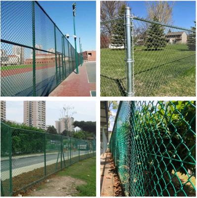 Cina Azienda agricola Diamond Chain Link Mesh Fencing BWG 11 del giardino della strada principale 12 13 14 in vendita