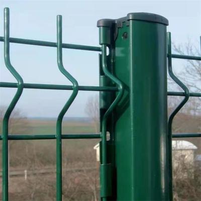 Cina RAL verde 6005 3D ricoperto PVC ha saldato il recinto di filo metallico Width 2m 2.2m in vendita