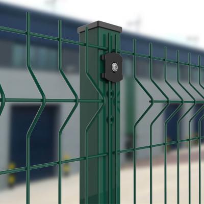 Cina RAL verde 6005 3D ricoperto PVC ha saldato il recinto di filo metallico Width 2m 2.2m in vendita