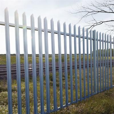China Pulverisieren Sie die überzogene galvanisierte Stahlpalisade, die 1.5m Höhe einzäunt zu verkaufen