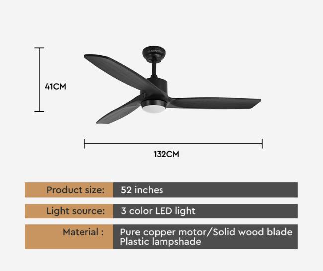 wood ceiling fan