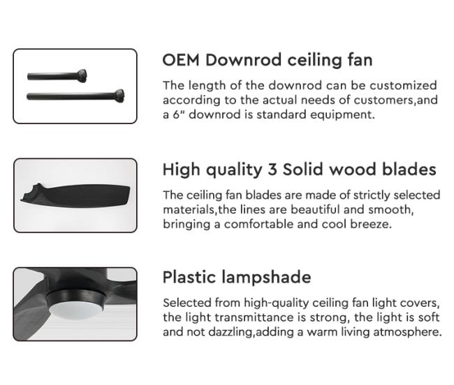 wood ceiling fan