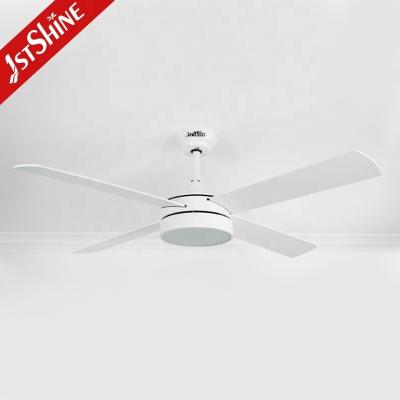 중국 52인치 LED 천장 팬 3색 LED 빛 3000k 4000k 6000k 큰 공기 흐름과 낮은 속도 판매용