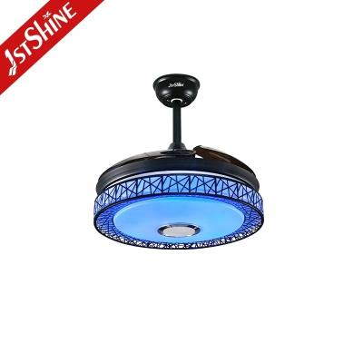 Cina 42 pollici Musica multifunzione lame nascoste soffitto ventola luce illuminazione soluzioni di servizio in vendita