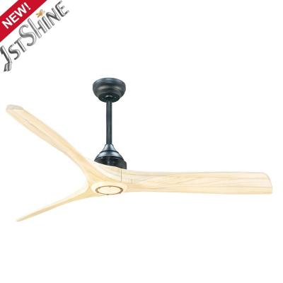 Cina Ventilatore di soffitto a lame di legno con telecomando di classe A Efficienza energetica e design moderno in vendita