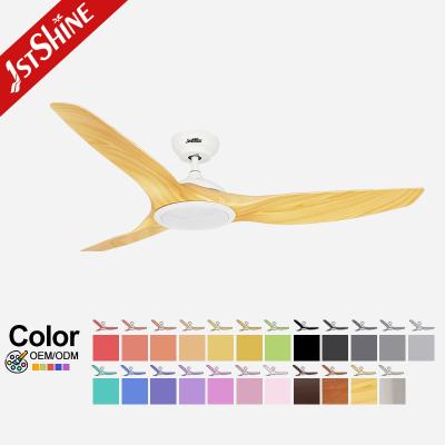 China Ventilador de tecto de plástico com luz China fornecedor Modern Fandelier Smart App Control à venda