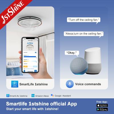 중국 2 LED 천장 팬 360도 스윙 헤드 및 ABS 선명한 플라스틱 블레이드 재료 판매용