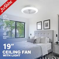 China Low Profile Adjustable Light Ceiling Fan With Remote Control for sale