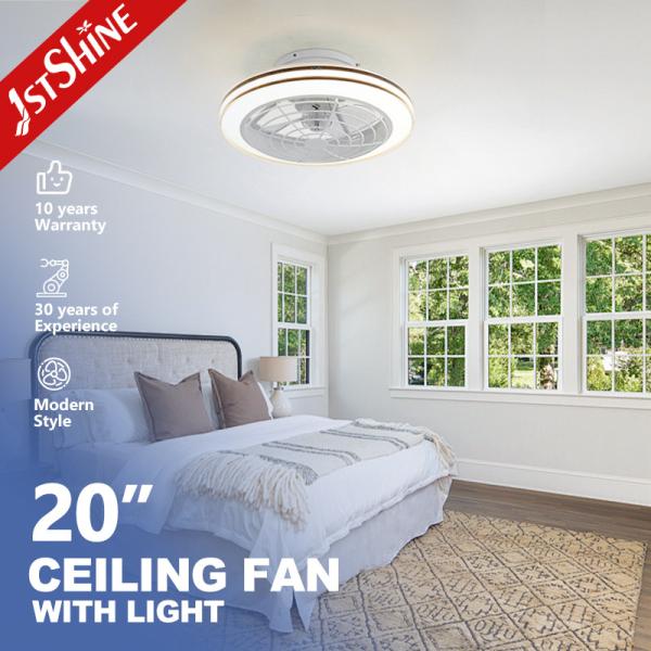 20 INCH/PEM Low Voltage LED Ceiling Fan Light with Dimmer Support and Fan Diameter