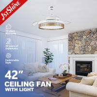 China Noiseless OEM Decorative Lighting Ceiling Fan with Dimmable Function and 3 Blades for sale