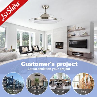Cina Moderno ventilatore di soffitto a LED senza lame da 42 pollici 220V 50Hz per camera da letto in vendita