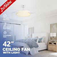 Quality Invisible Led Ceiling Fan With 5 Speed Control Ceiling Fan Light For Bedroom for sale