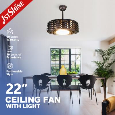China Contemporary Design Style 22 Inch LED Light Bladeless Ceiling Fan for Bedroom and Library for sale