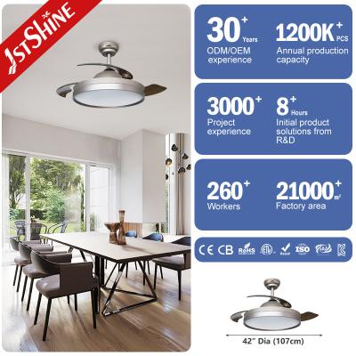 China Motor DC 230V LED 3 Cores Ventilador de Teto Invisível com Controle Remoto à venda