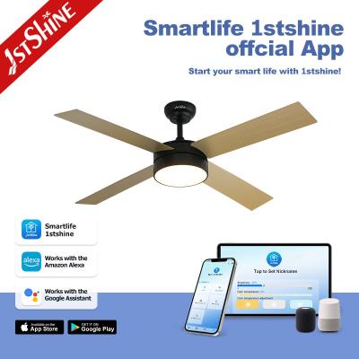 Cina 1stshine Home Office LED soffitto ventilatore con lame di legno sottile e Remote 1stshine Logo in vendita