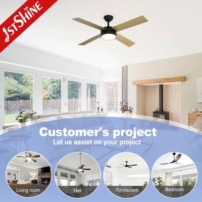 Cina 1stshine Home Office LED soffitto ventilatore con lame di legno sottile e Remote 1stshine Logo in vendita