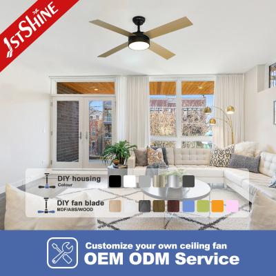 Cina 1stshine Home Office LED soffitto ventilatore con lame di legno sottile e Remote 1stshine Logo in vendita