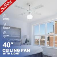 China DC Modern Traditional Ceiling Fan Pull Chain Switch 4 MDF Blades for sale