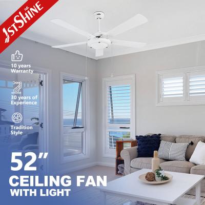 China Motor de 10 anos 1stshine Ventilador de teto do quarto com controle remoto e motor AC sem escurecedor à venda