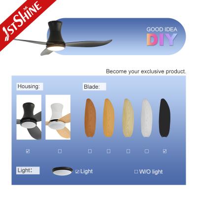 China Control remoto ventilador de techo LED de 42 pulgadas con cuchillas ABS y fuente de luz de 3 colores en venta