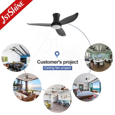 China Control remoto ventilador de techo LED de 42 pulgadas con cuchillas ABS y fuente de luz de 3 colores en venta