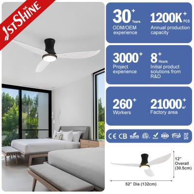 Cina Sicurezza a soffitto basso Proteggi ventilatore a LED con 6 velocità e design elegante in vendita